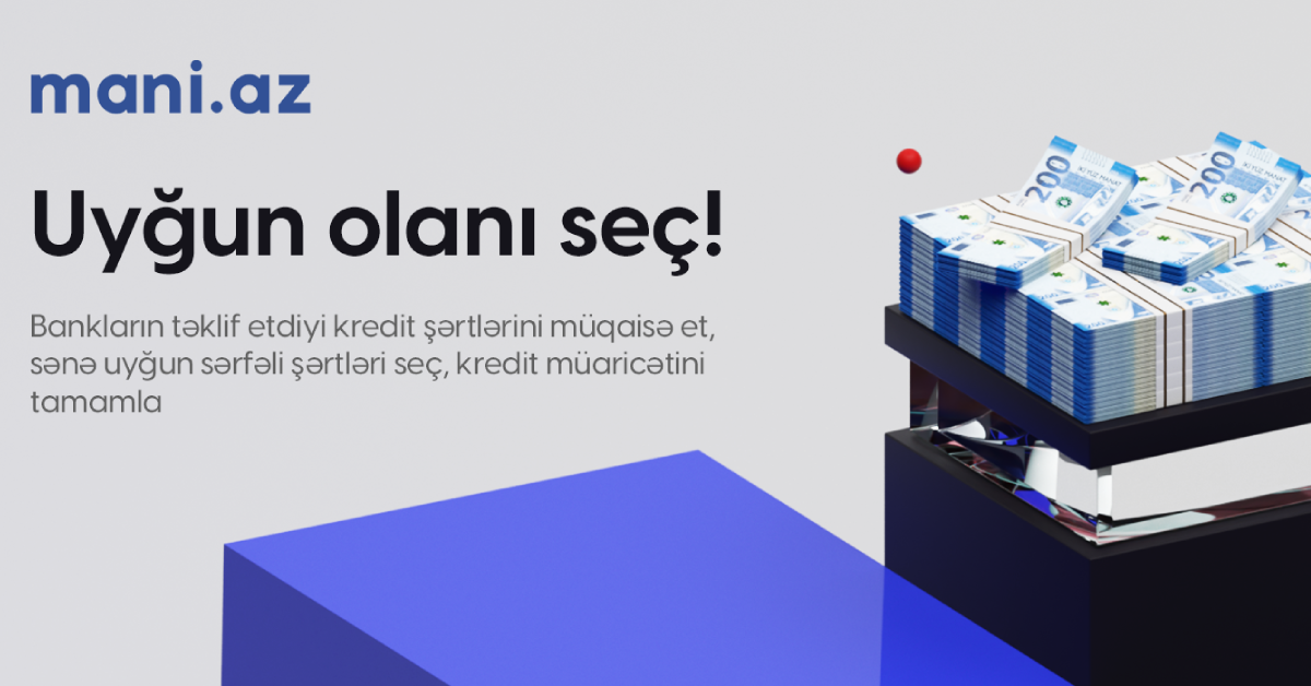 Mani.az - Bank Xidmətləri Bir Məkanda